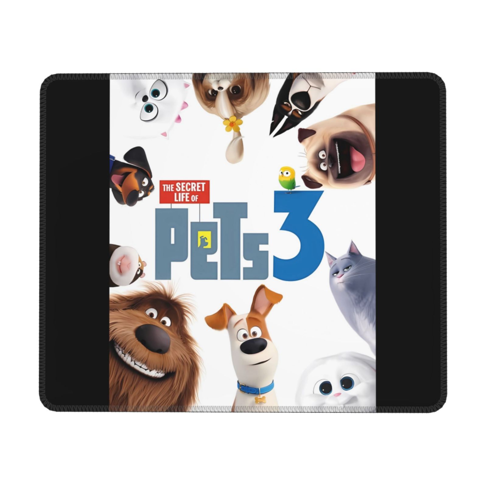The Secret Life Of Pets Mouse Pad Square Mouse Pad for Desk Soft ...