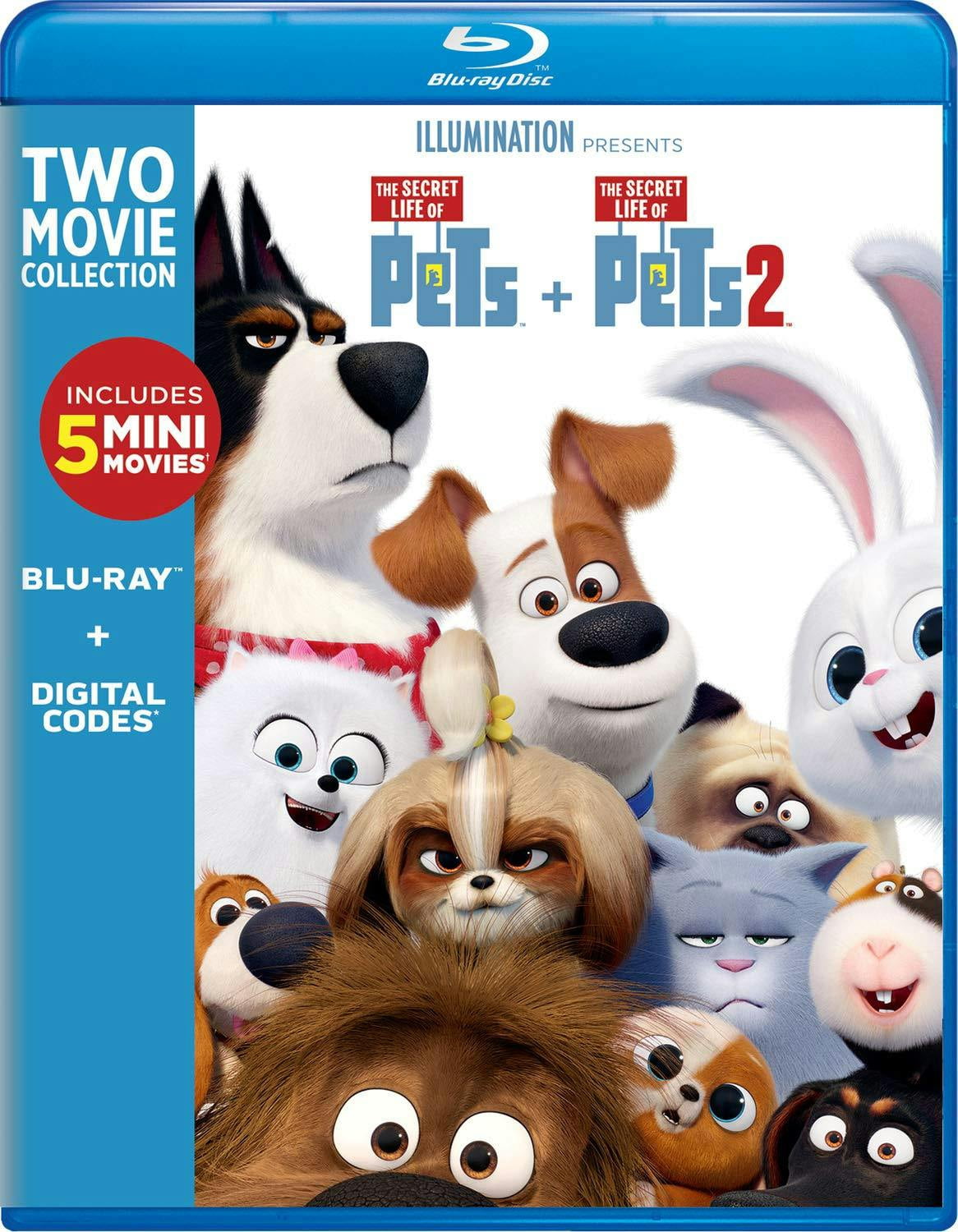 The Secret Life of Pets 1 & 2 Blu-ray Double Feature, PG - Walmart.com