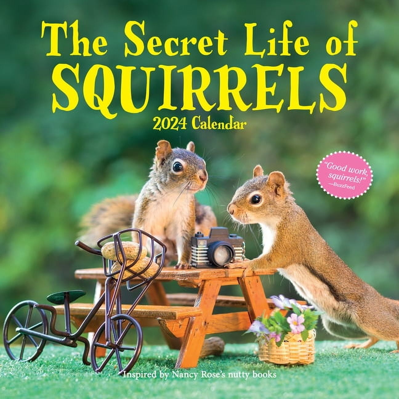 The Secret Life of Squirrels Wall Calendar 2024 : A Year of Wild ...
