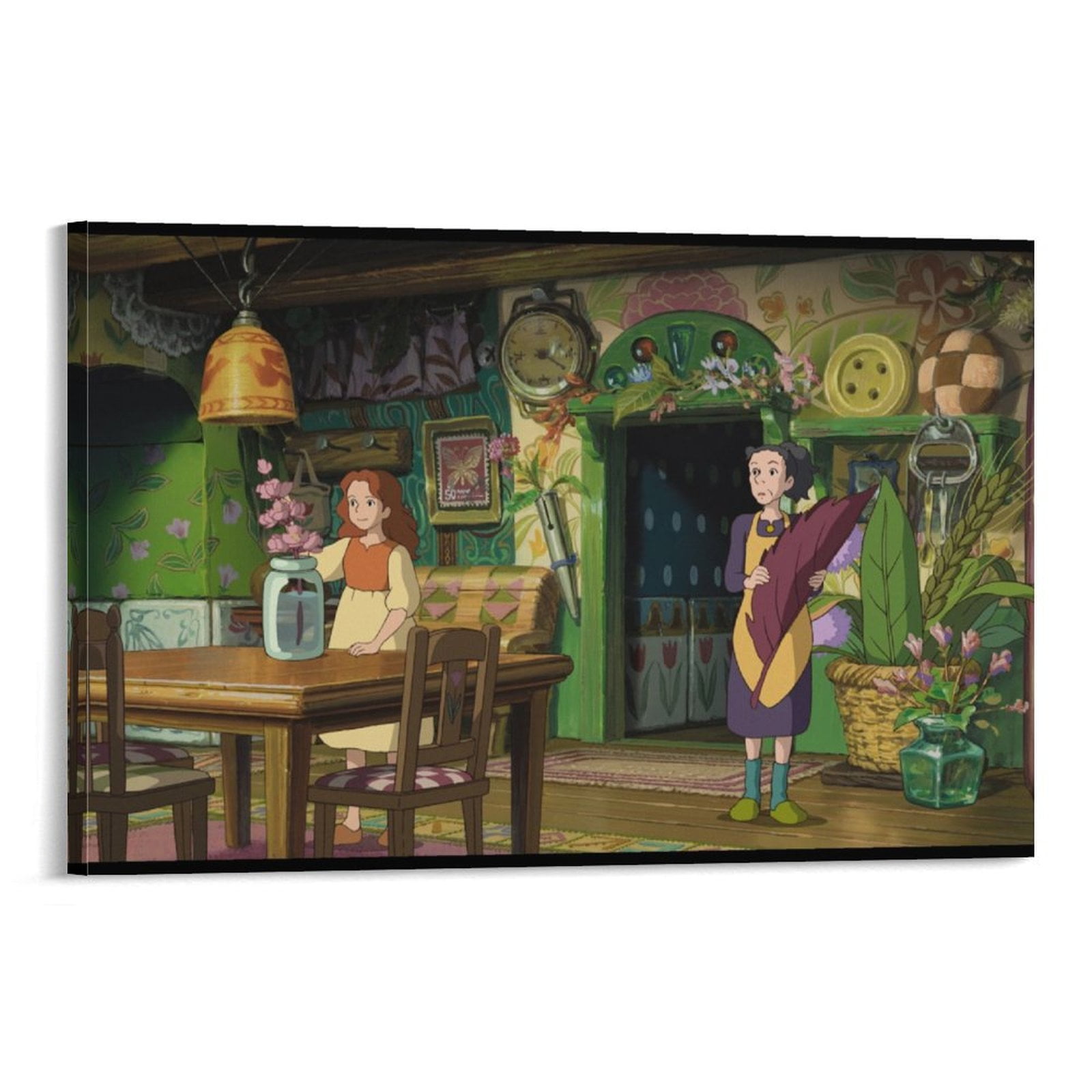 The Secret World of Arrietty Poster Anime Movie Canvas Art Poster and ...
