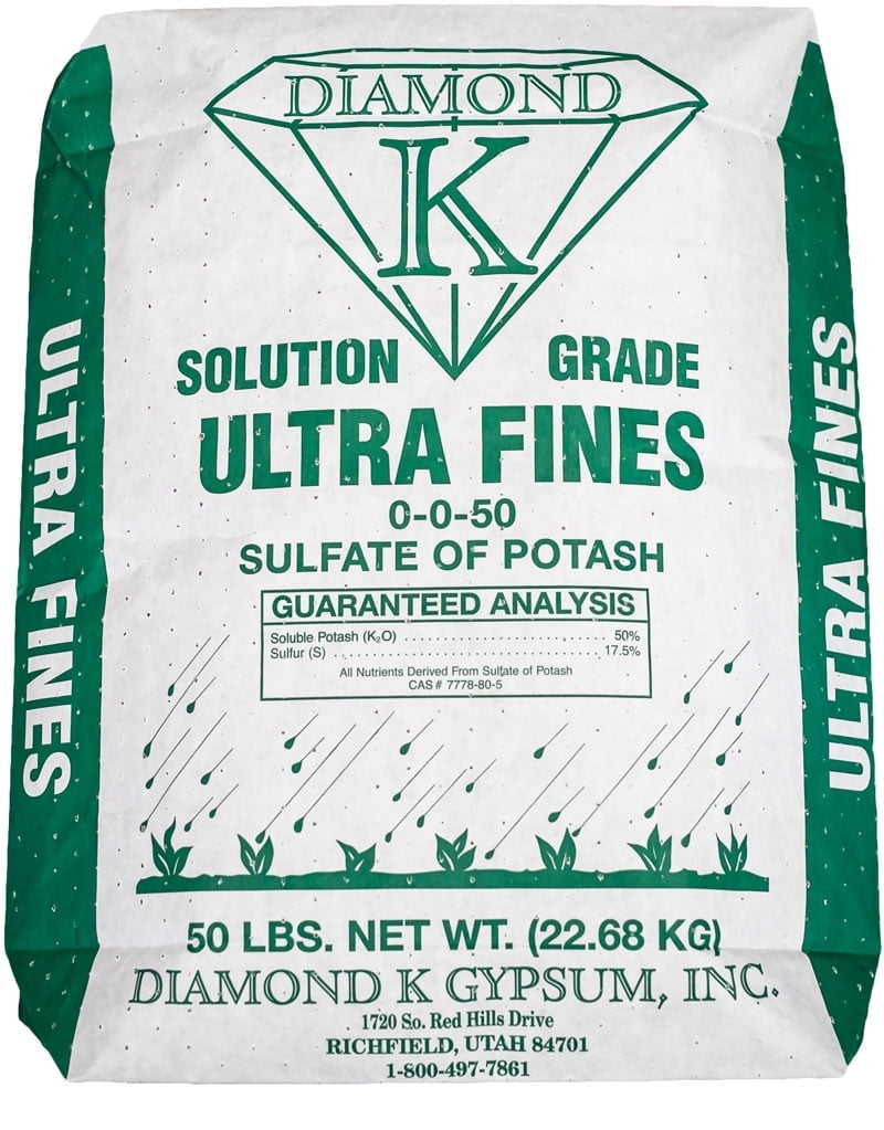 The Seed Supply Sulfate of Potassium Fertilizer Powder, 0-0-50 50 lbs ...