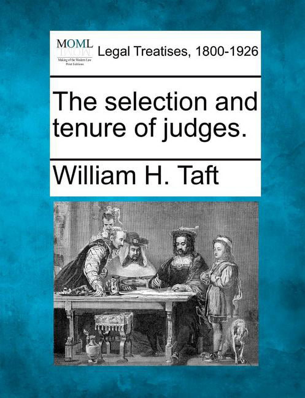 The Selection and Tenure of Judges. (Paperback) - Walmart Business Supplies