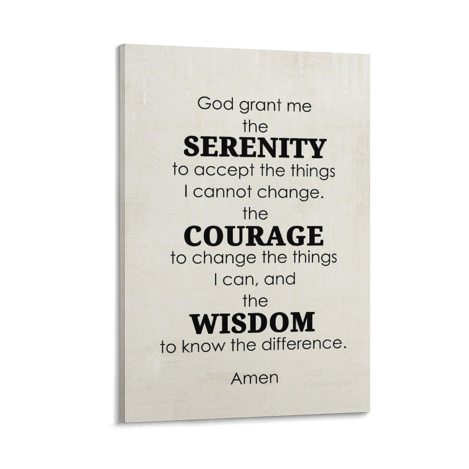 The Serenity Prayer Poster Cool Artworks Painting Wall Art Canvas ...