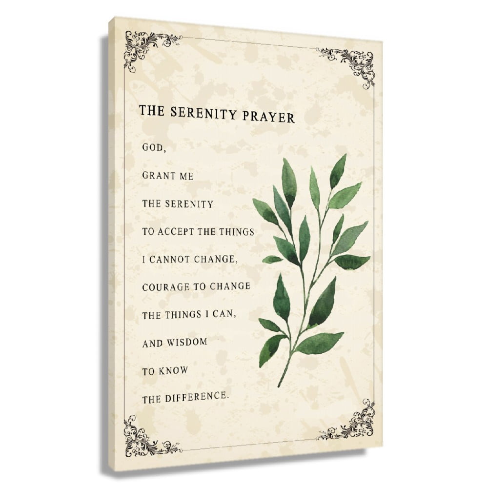The Serenity Prayer Wall Art Bible Verse Posters And Prints Giclee On ...