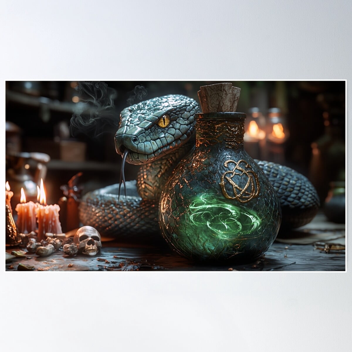 The Serpent'S Curse Dark Witch'S Potion & Venomous Secrets Poster Wall ...