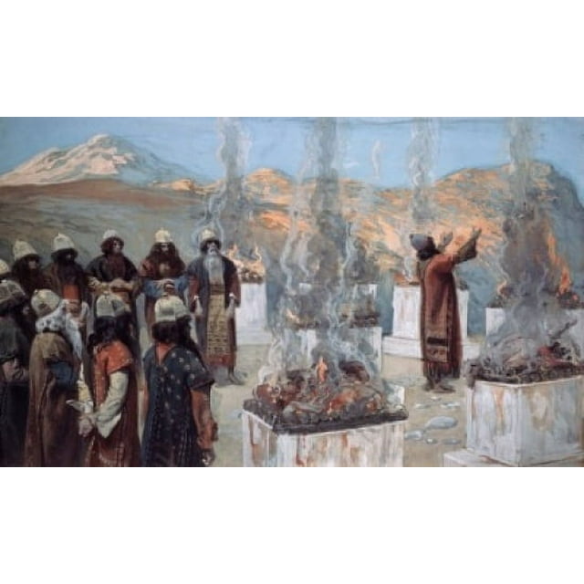 The Seven Altars of Balaam, Tissot, James J., 1836-1902 French, Jewish Museum, New York City ...