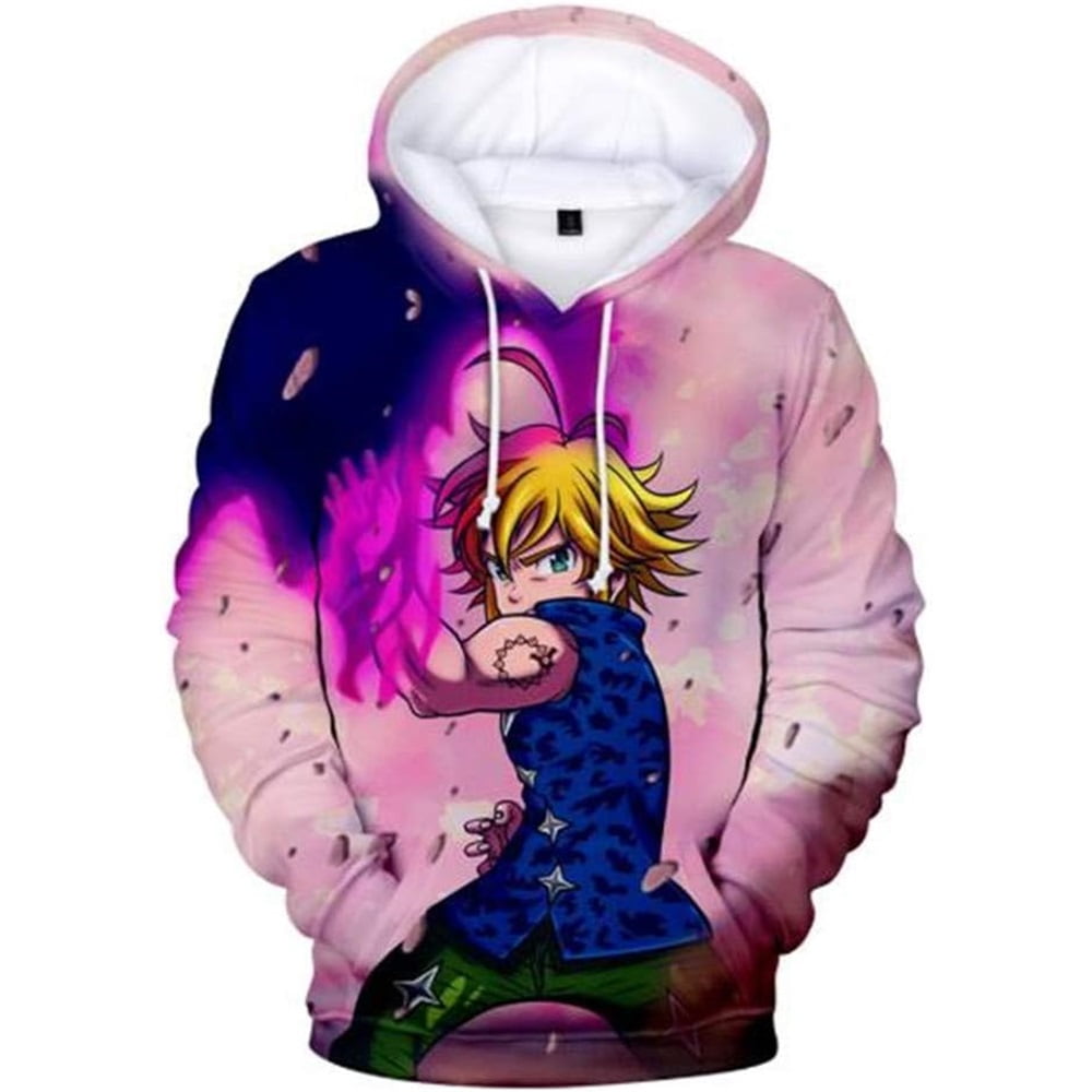 The Seven Deadly Sins Anime Nanatsu No Taizai Hoodie 3D Print Pullover ...