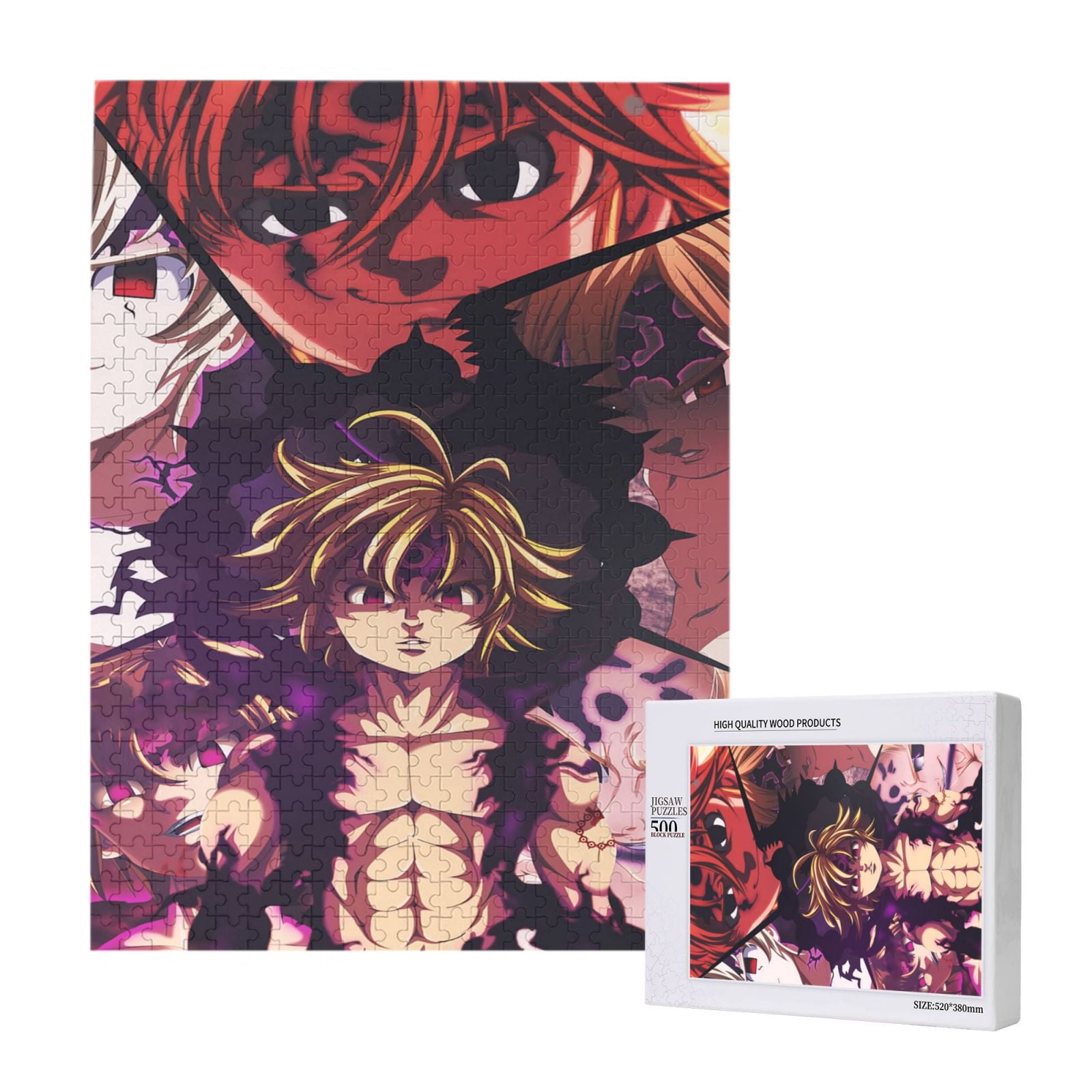 The Seven Deadly Sins Jigsaw Puzzles 300/500/1000 Pieces Wooden Puzzles ...