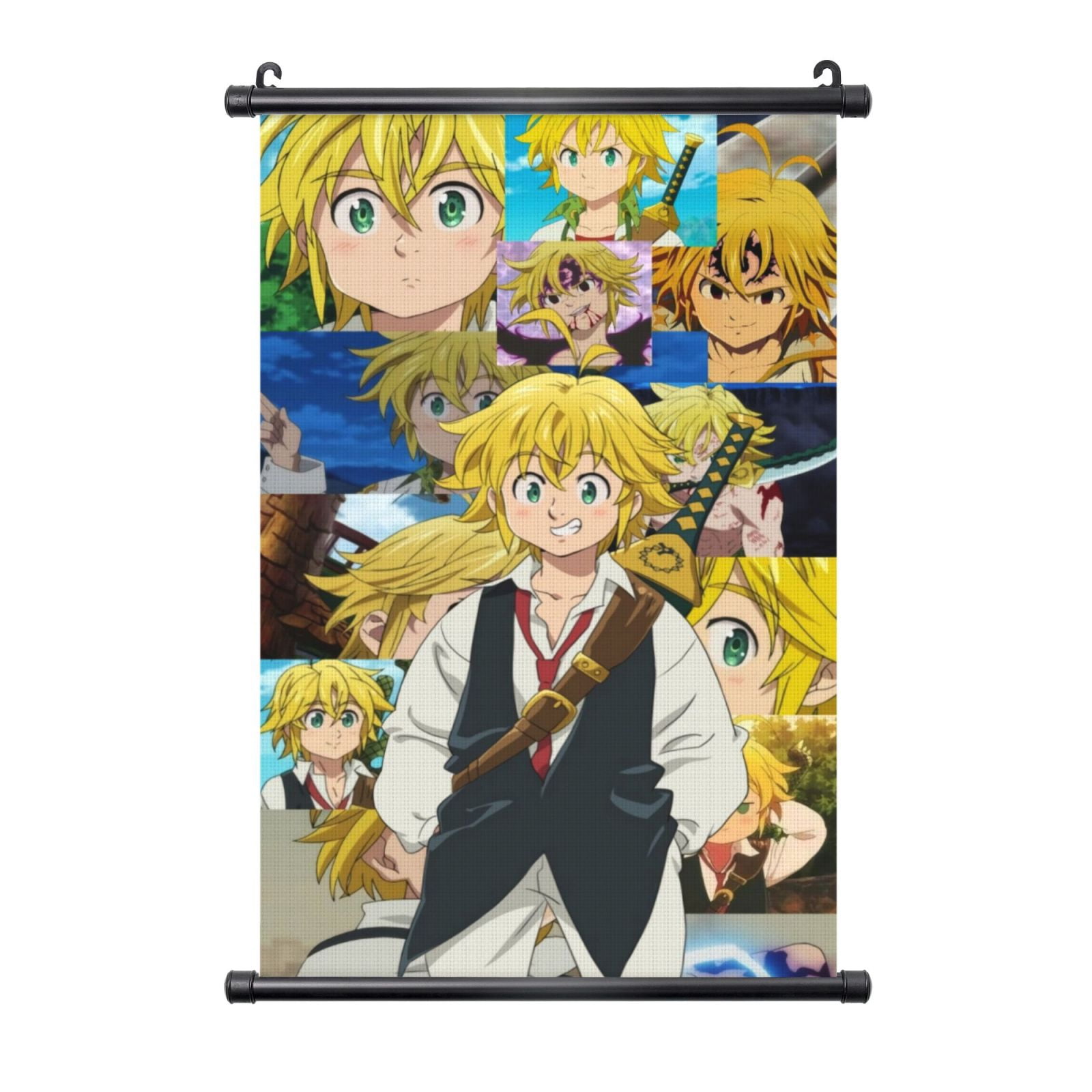 The Seven Deadly Sins Poster Plastic Shaft Wall Hanging Banner Artwork ...