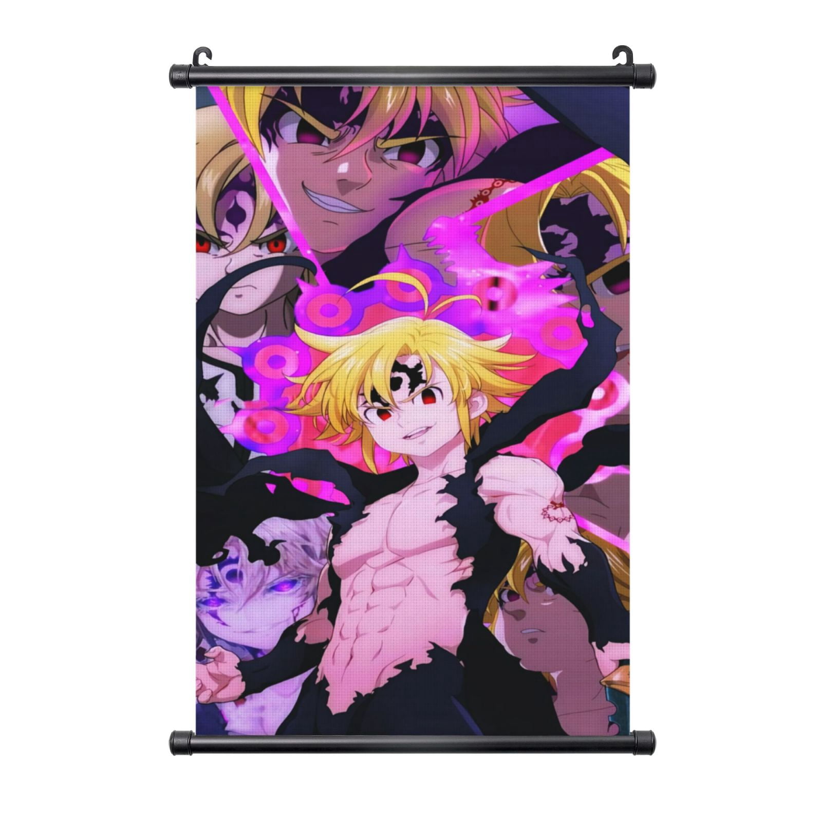 The Seven Deadly Sins Poster Plastic Shaft Wall Hanging Banner Artwork ...