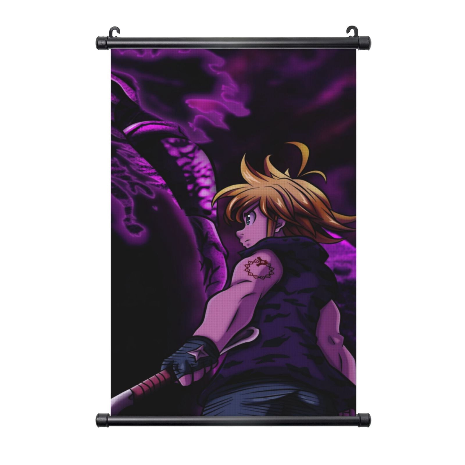 The Seven Deadly Sins Poster Plastic Shaft Wall Hanging Banner Artwork ...