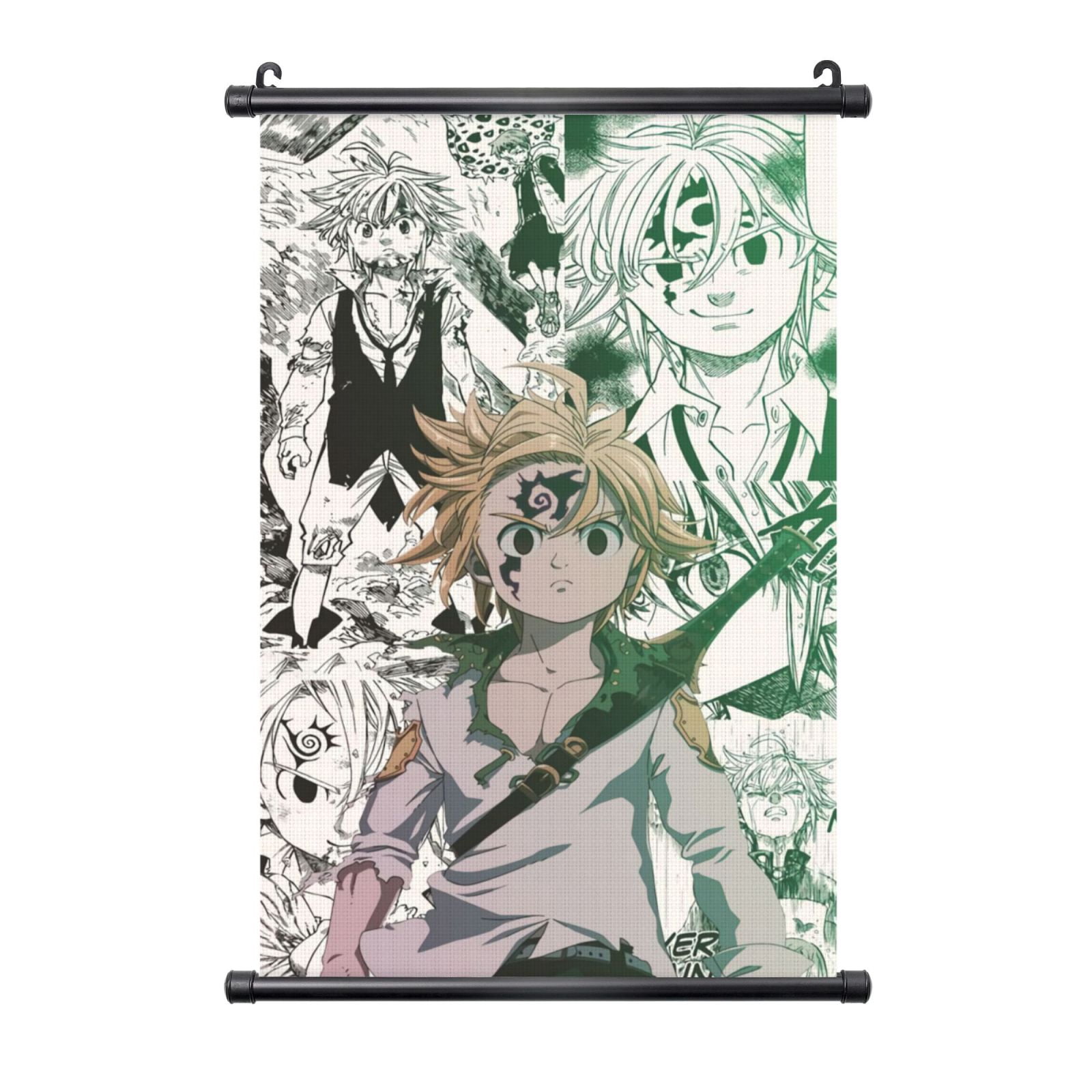 The Seven Deadly Sins Poster Plastic Shaft Wall Hanging Banner Artwork ...