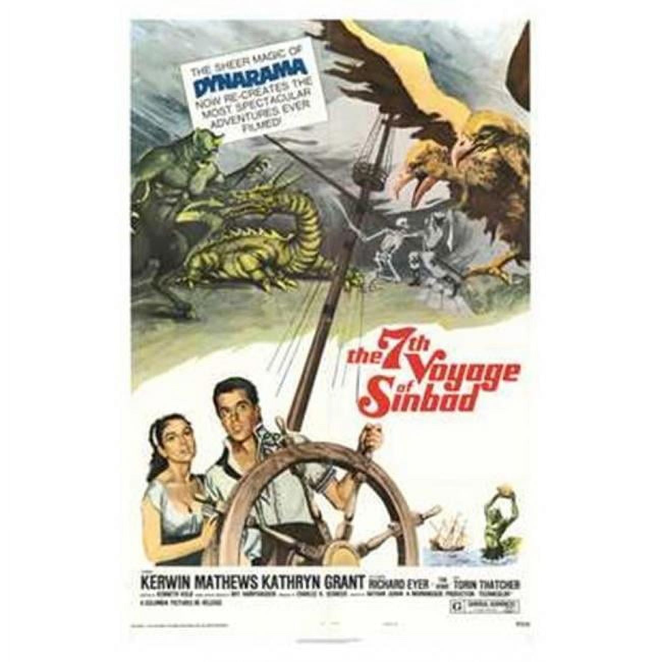 The Seventh Voyage of Sinbad Movie Poster - 11 x 17 in. - Walmart.com