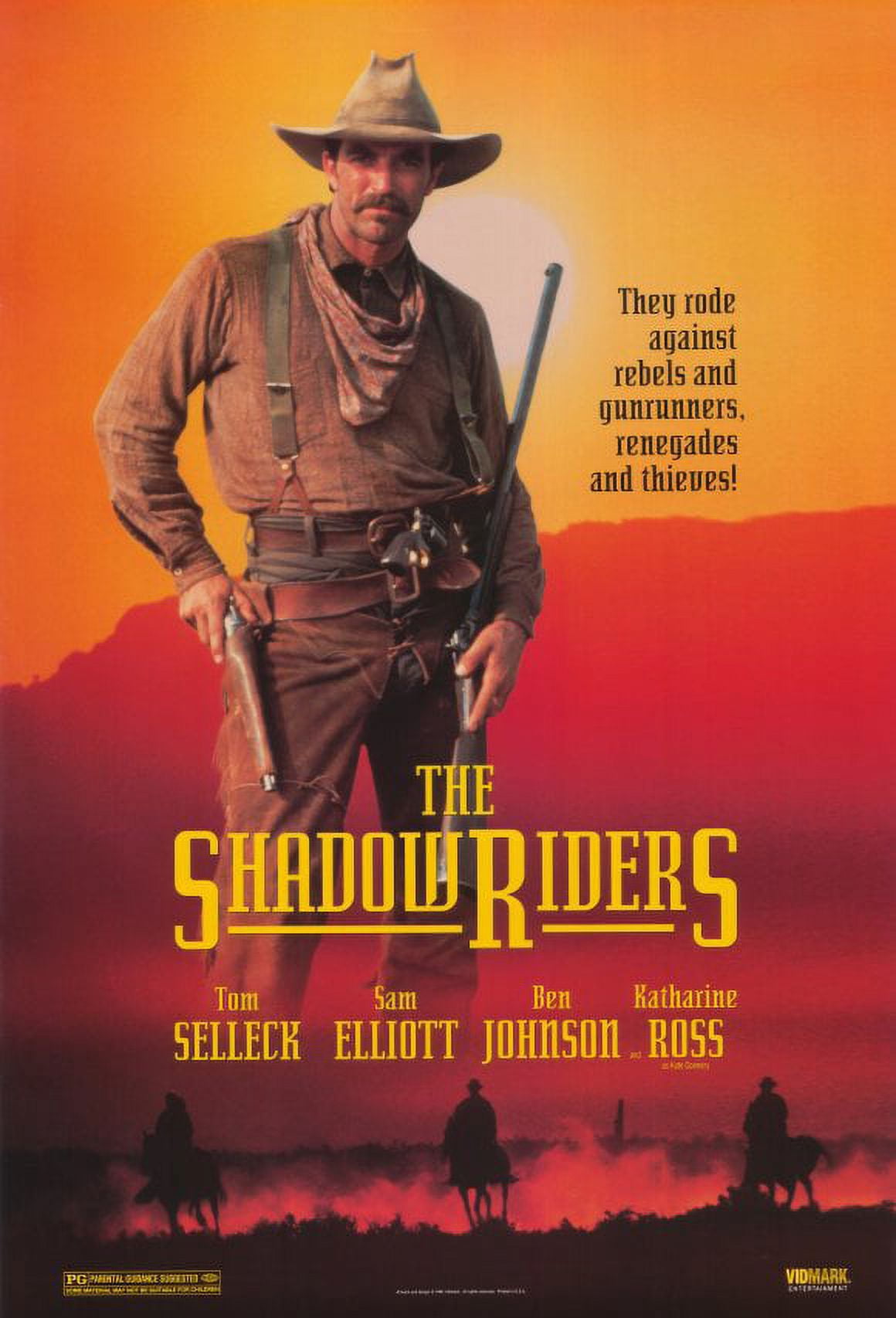 The Shadow Riders - movie POSTER (Style A) (11" x 17") (1982) - Walmart.com