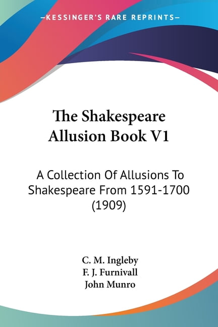 The Shakespeare Allusion Book V1 (Paperback) - Walmart.com