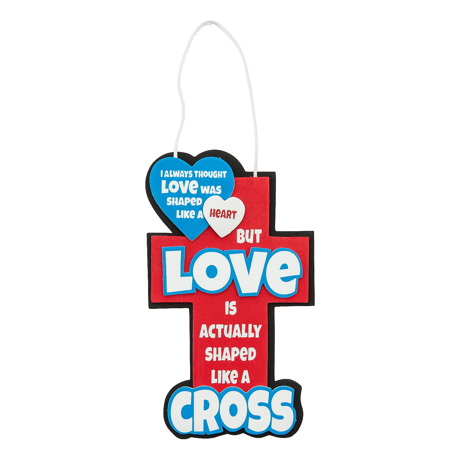 The Shape Of Love Sign Craft Kit- Craft Kits - 12 Pieces - Walmart.com