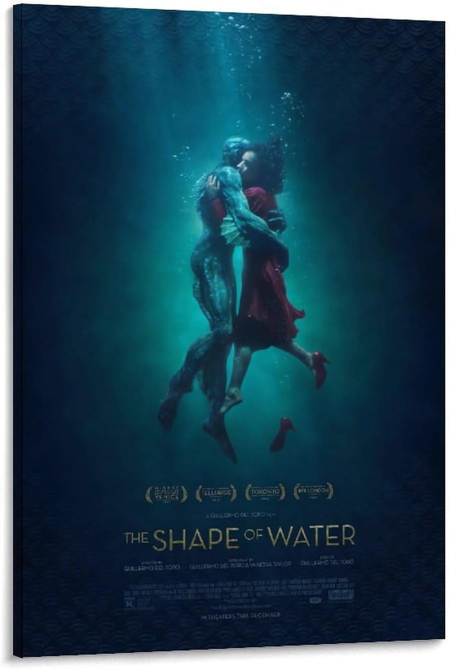 The Shape of Water Film Vintage Classic Movie Posters Canvas Poster ...