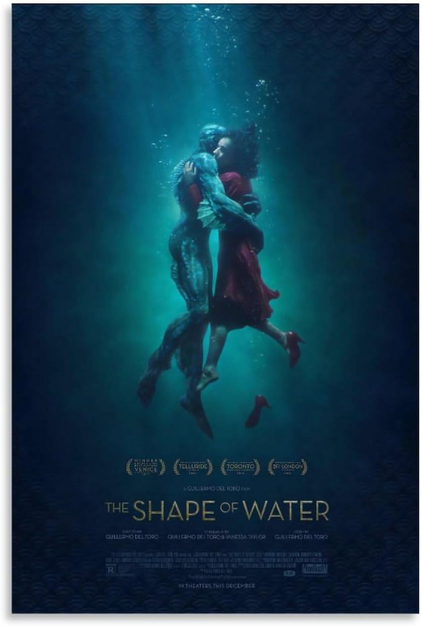 The Shape of Water Film Vintage Classic Movie Posters Canvas Poster ...