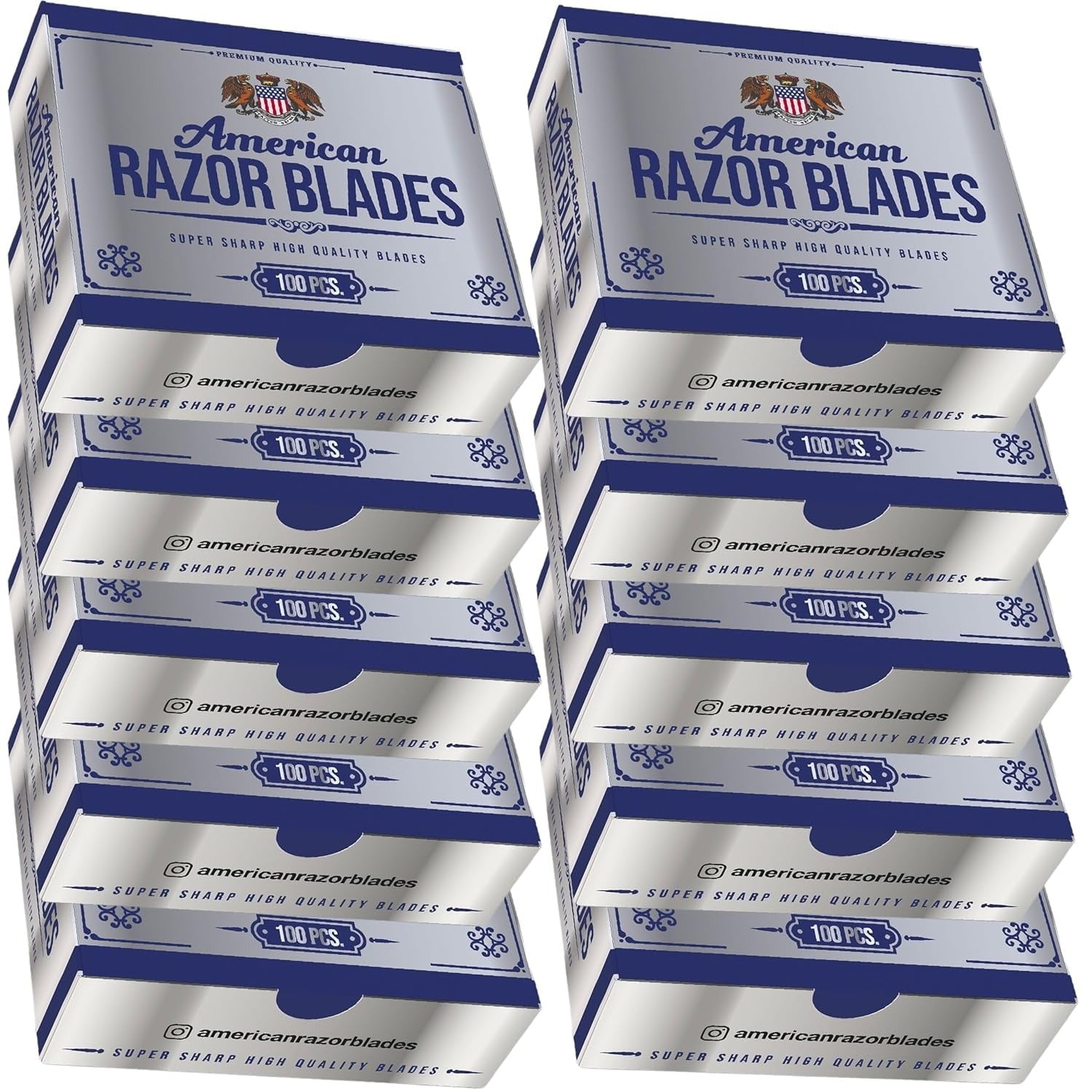 The Shave Factory American Razor Blades - Single Edge Razor Blades ...