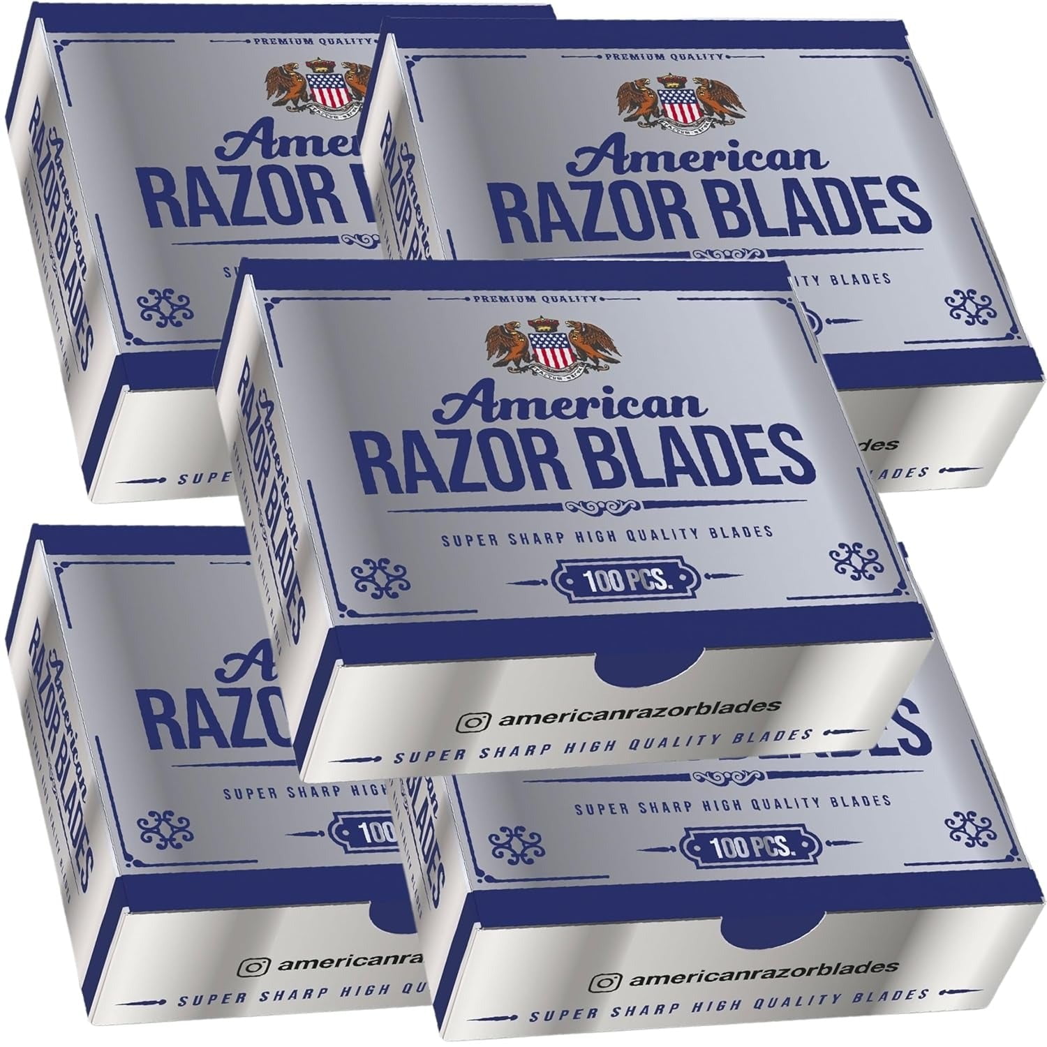 The Shave Factory American Razor Blades - Single Edge Razor Blades ...