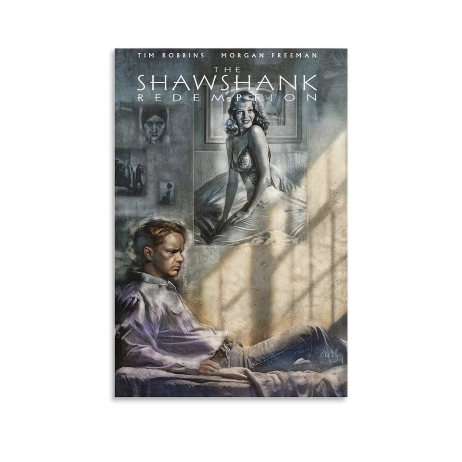 The Shawshank Redemption Movie Poster (7) Canvas Poster Wall Art ...