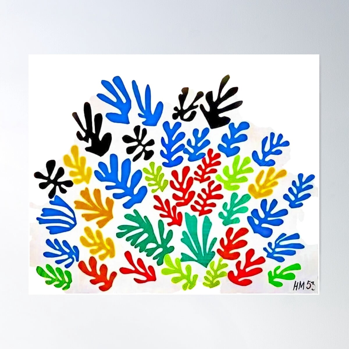 The Sheaf, 1953 By Henri Matisse Poster Wall Art, Modern Wall Decor For ...