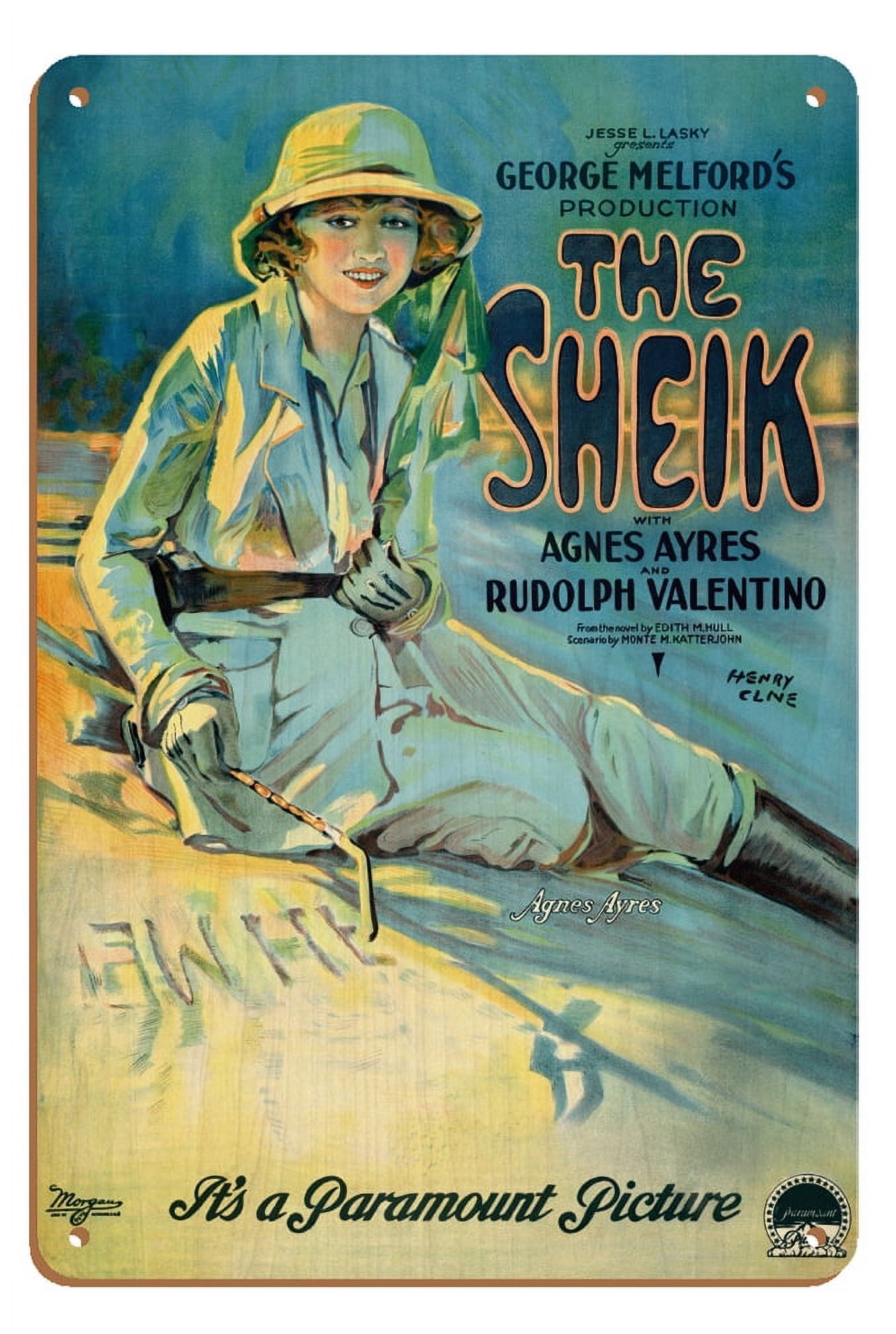 The Sheik - Motion Picture Starring Rudolph Valentino & Agnes Ayres ...