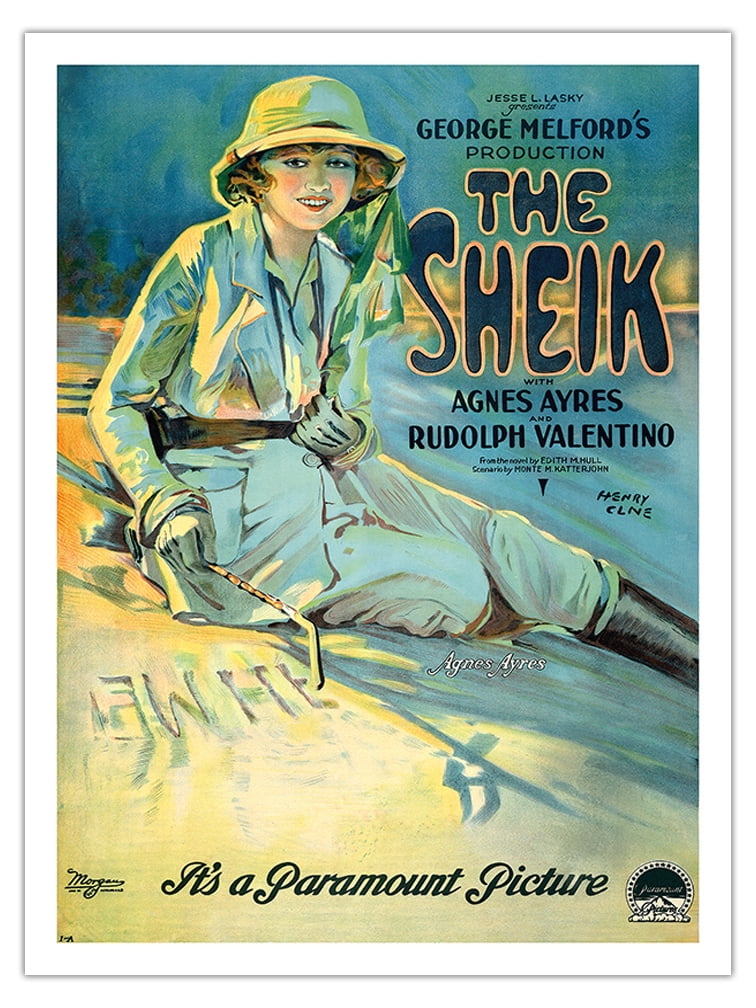 The Sheik - Motion Picture Starring Rudolph Valentino & Agnes Ayres ...