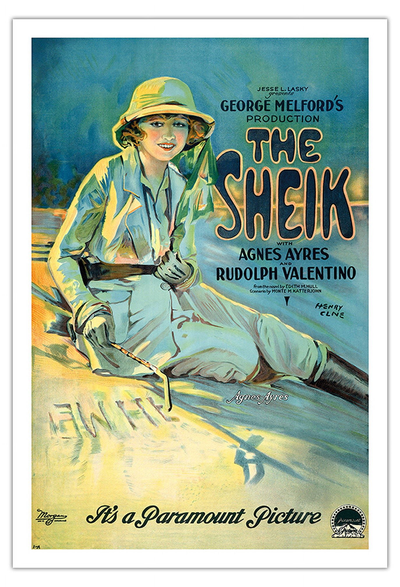 The Sheik - Motion Picture Starring Rudolph Valentino & Agnes Ayres ...
