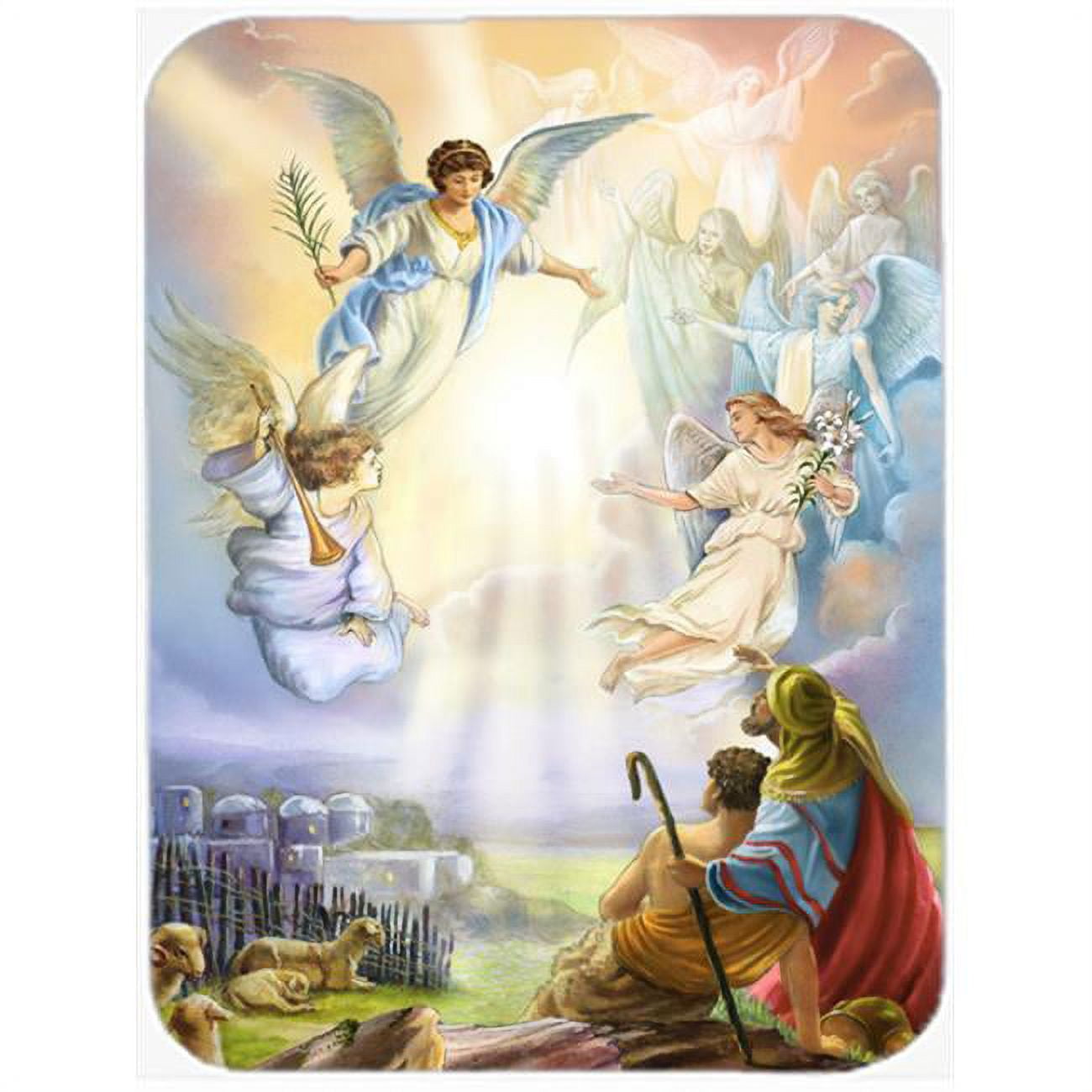 The Shepherds & Angels Appearing Mouse Pad, Hot Pad or Trivet - Walmart.com