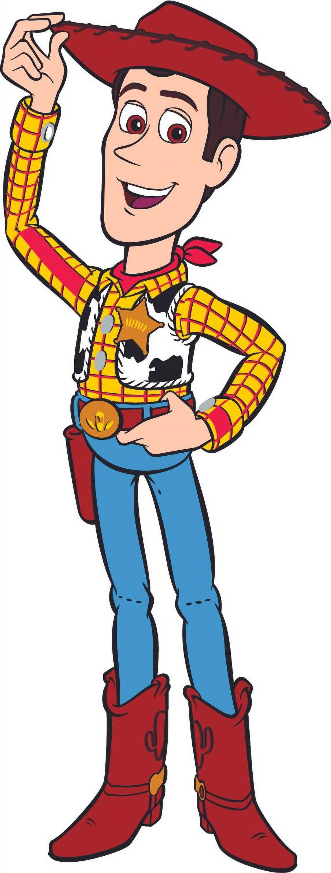 The Sheriff Woody Cartoon Color Customized Wall Decal - Custom Vinyl ...