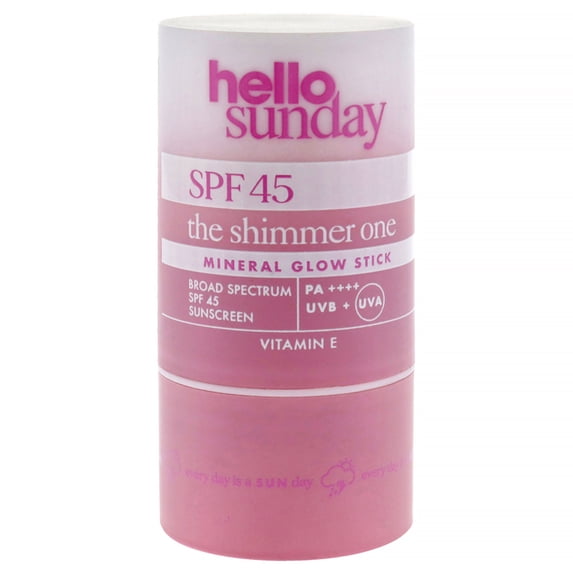 Hello Sunday The Shimmer One Mineral Glow Stick SPF 45 PA Plus 0.7oz ...