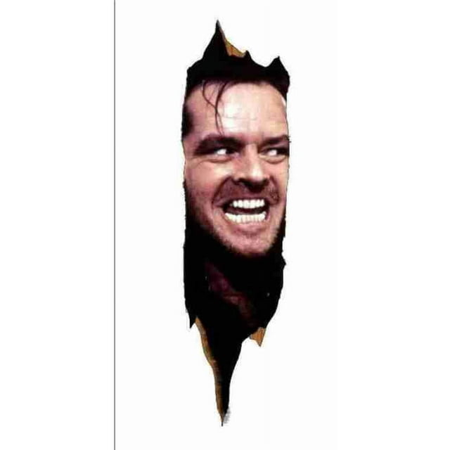 The Shining 'Here's Johnny' Jack Nicholson Horror Movie Wall Decor ...