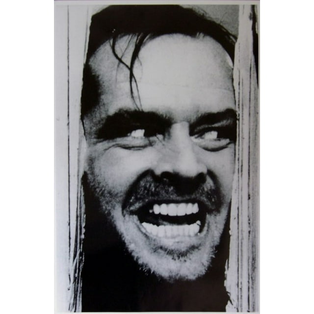 The Shining Here's Johnny Laminated Poster (24 x 36) - Walmart.com