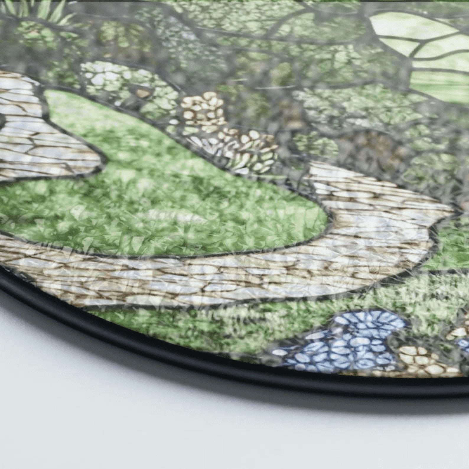 The Shire Stained Glass Suncatcher, Shire Scenery Window Decor, Fantasy ...
