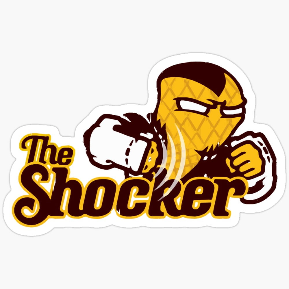 The Shocker Sticker Phone Decal Water Bottle Stickers Car Decals ...