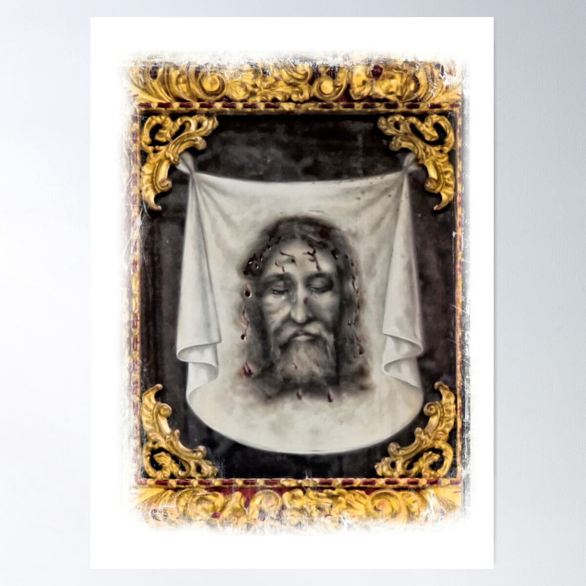 The Shroud Of Santo Domingo Poster Wall Art, Modern Wall Decor For ...