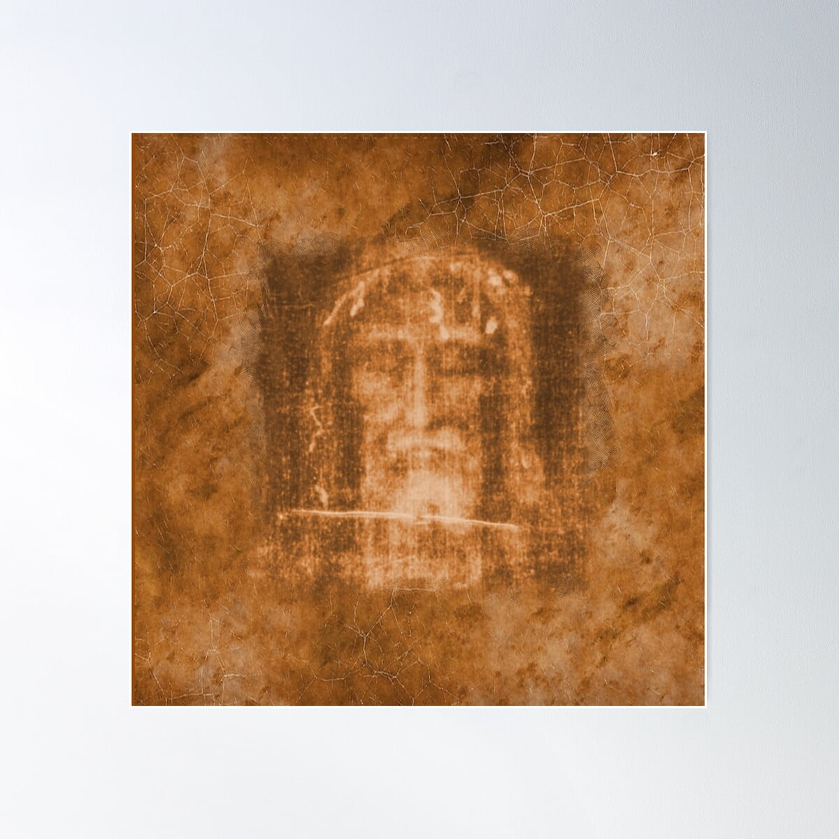 The Shroud Of Turin Holy Face Crucifix Cross Jesus Passion 101 Oa Poster Wall Art, Modern Wall ...