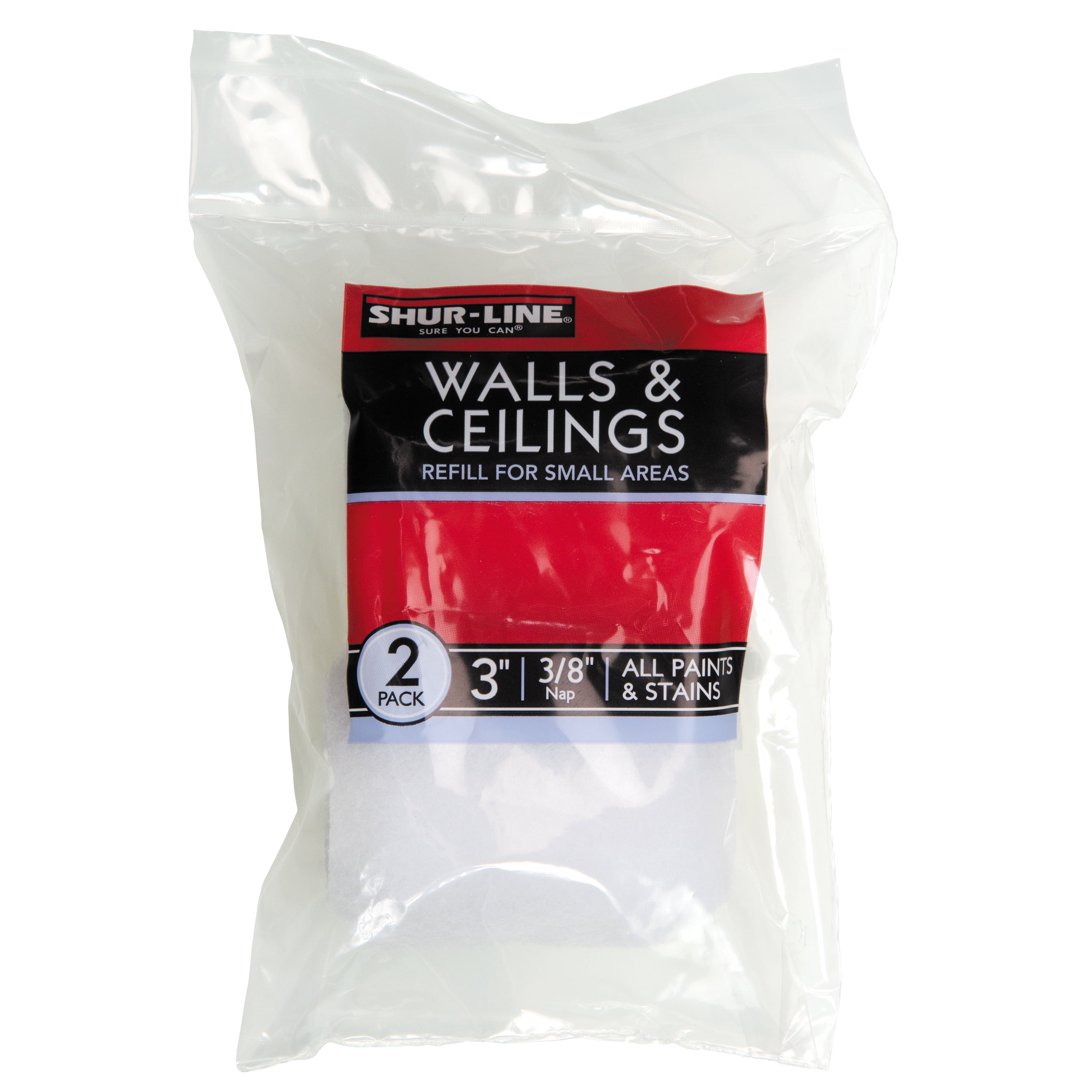 The Shur-Line 3" Walls and Ceilings Trim Roller Refill - Walmart.com