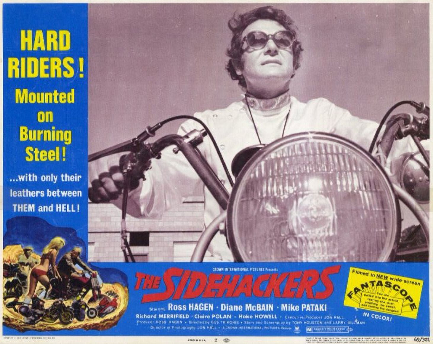 The Sidehackers - movie POSTER (Style B) (11" x 14") (1969) - Walmart.com