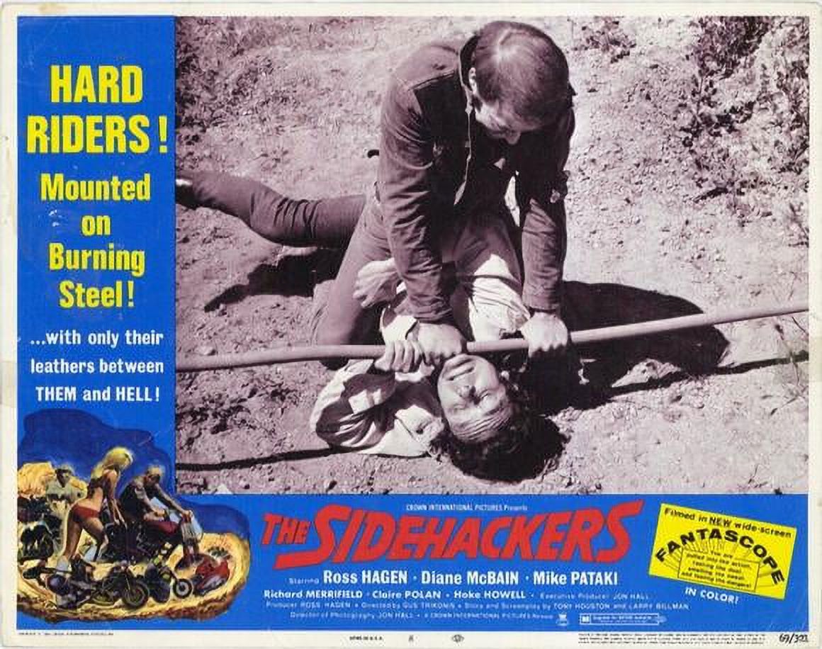 The Sidehackers - movie POSTER (Style H) (11" x 14") (1969) - Walmart.com