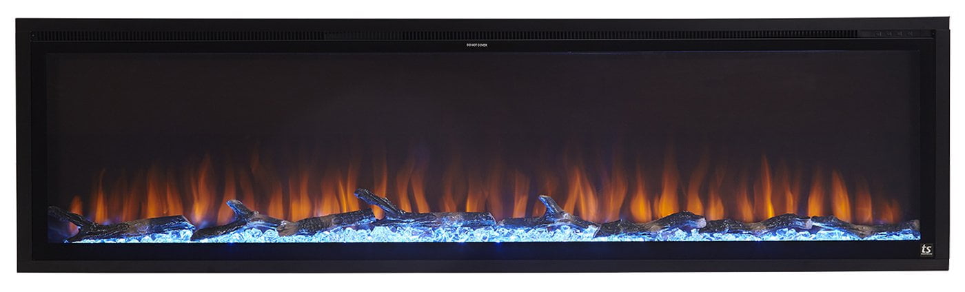 Touchstone Sideline Elite 72” Smart Electric Fireplace with LED ...