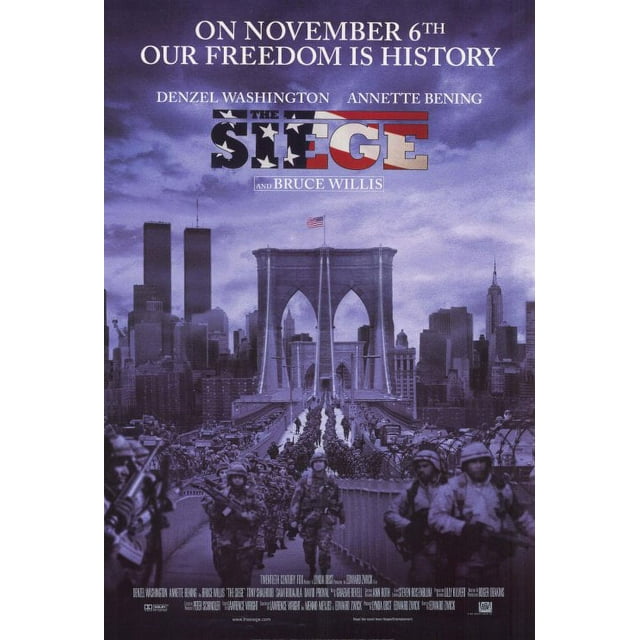 The Siege - movie POSTER (Style B) (27" x 40") (1998) - Walmart.com