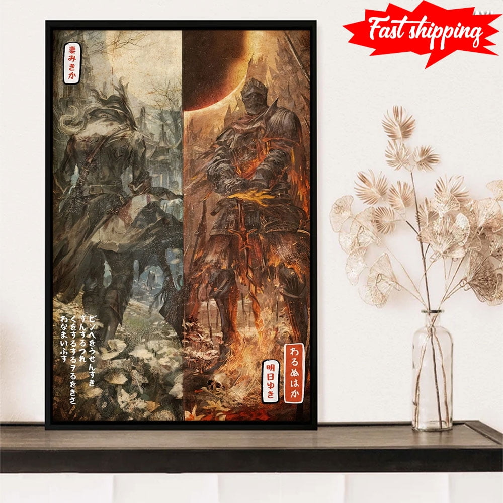 The Silent Hunter The Soul Of Cinder Bloodborne And Dark Souls Inspired ...