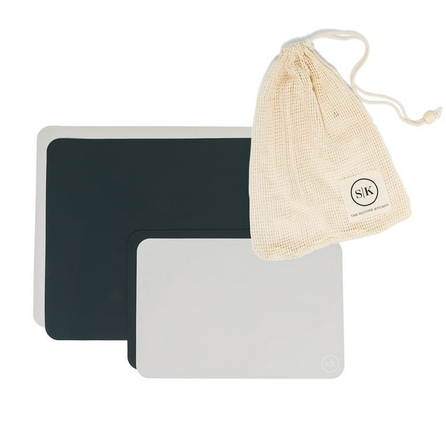 The Silicone Kitchen Reusable Silicone Oven Baking Mats Gift Set Bundle ...