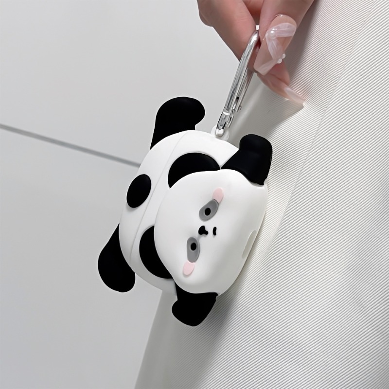 The Silly And Cute Panda Fell Down Bluetooth Headset Cover for Airpods ...