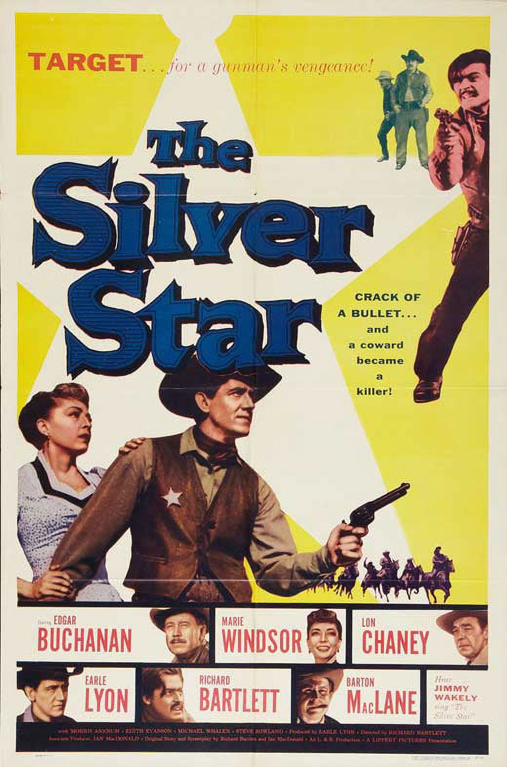 The Silver Star - movie POSTER (Style A) (11" x 17") (1955) - Walmart.com