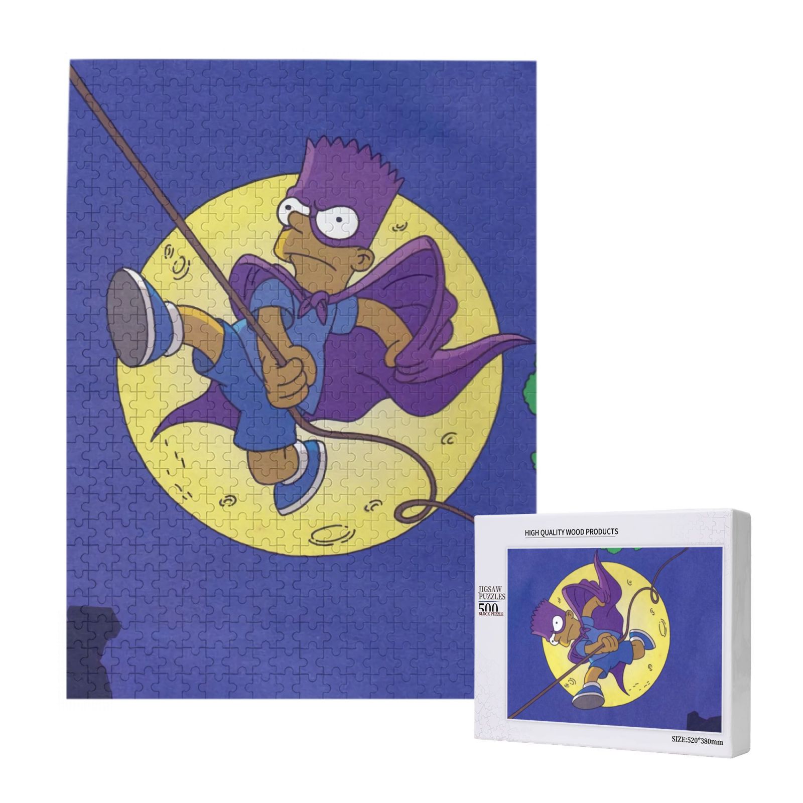 The Simpson Anime Puzzles Boys Girls Teens 300/500/1000 Piece Wooden ...