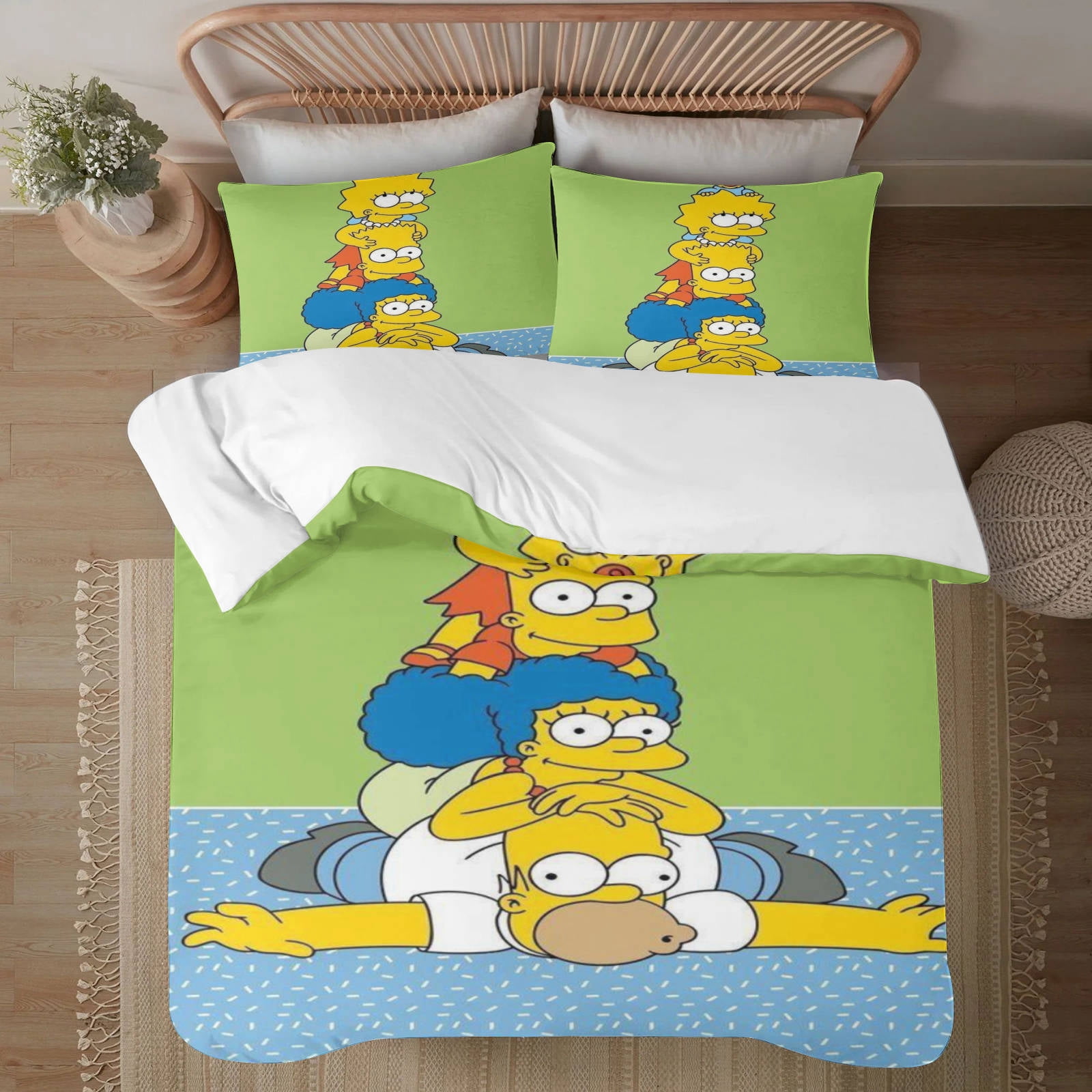 The Simpsons 173*218CM Three Piece Bedding Set The Simpsons - Walmart.com