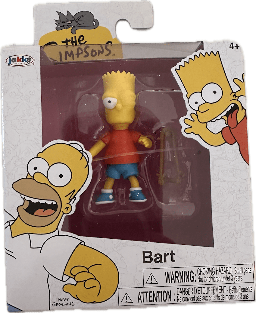The Simpsons 2.5 inch Scaled Collectible Bart Action Figure with ...